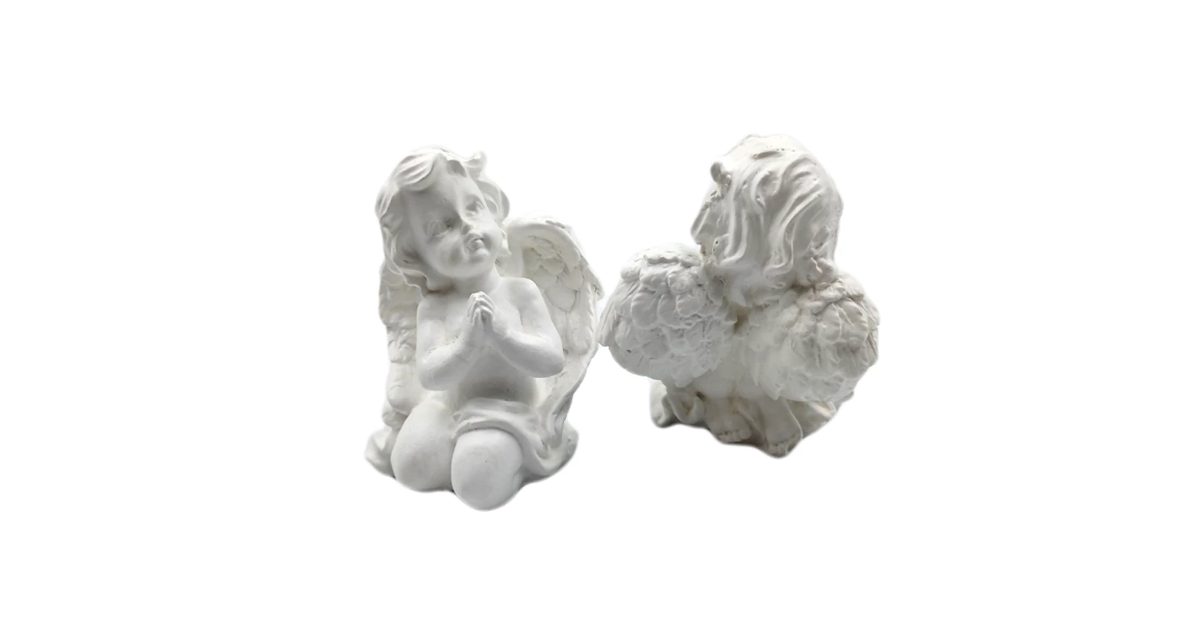 Angyal figura, térdeplő nagy